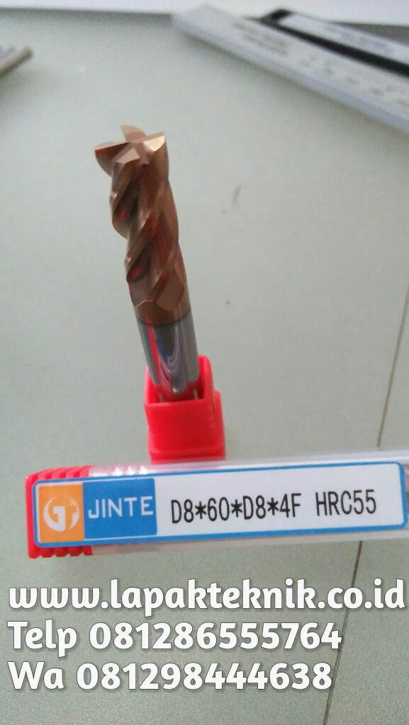 Jual Endmill Ukuran D8*60*D8*4F JINTE | Lapak Teknik