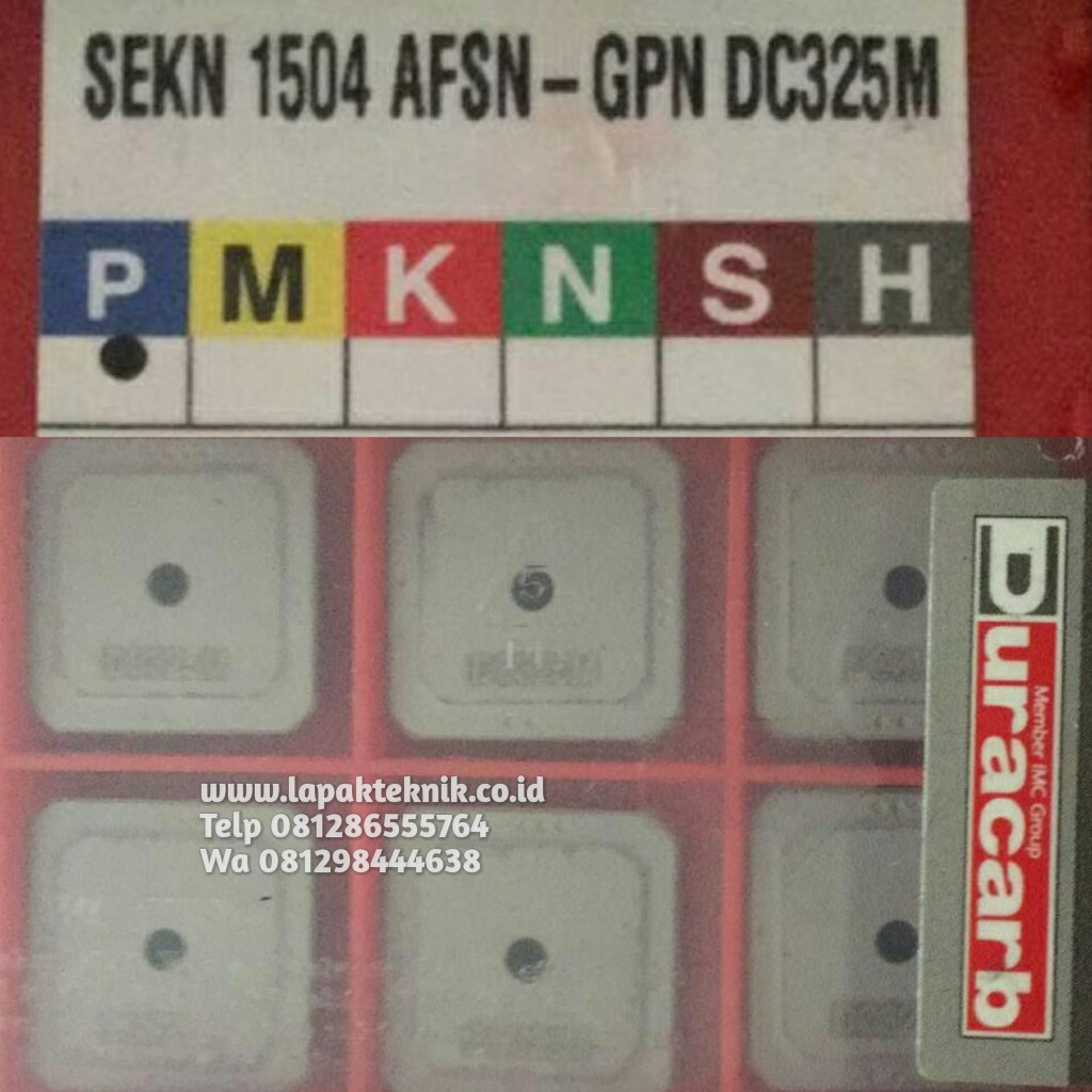 Jual Insert SEKN 1504 AFSN – GPN DC325M – Duracarb | Lapak Teknik