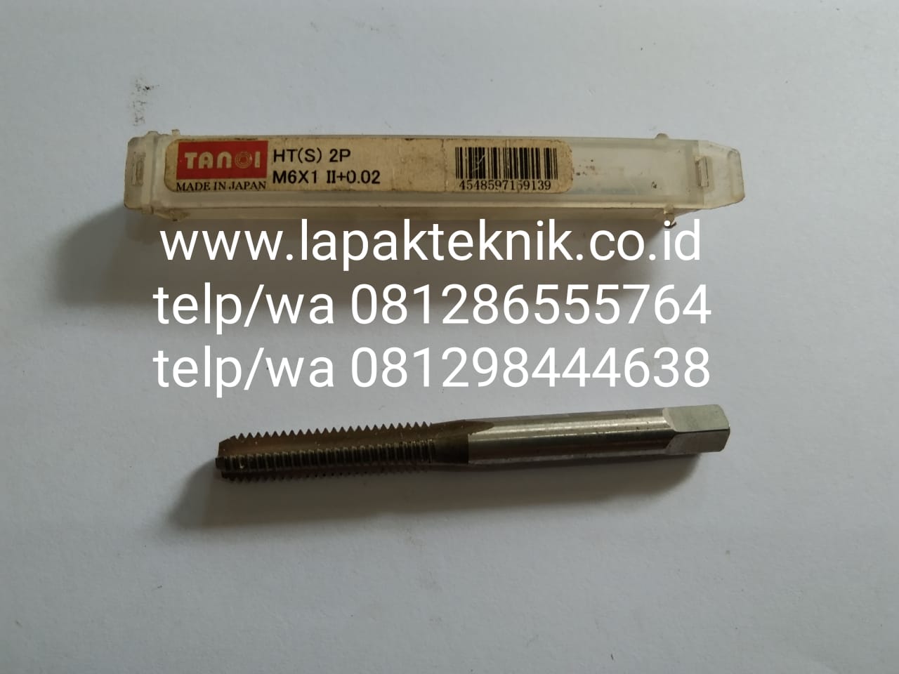 Jual Hand Tap Tanoi HSS M6 x 1II+0.02 | Lapak Teknik