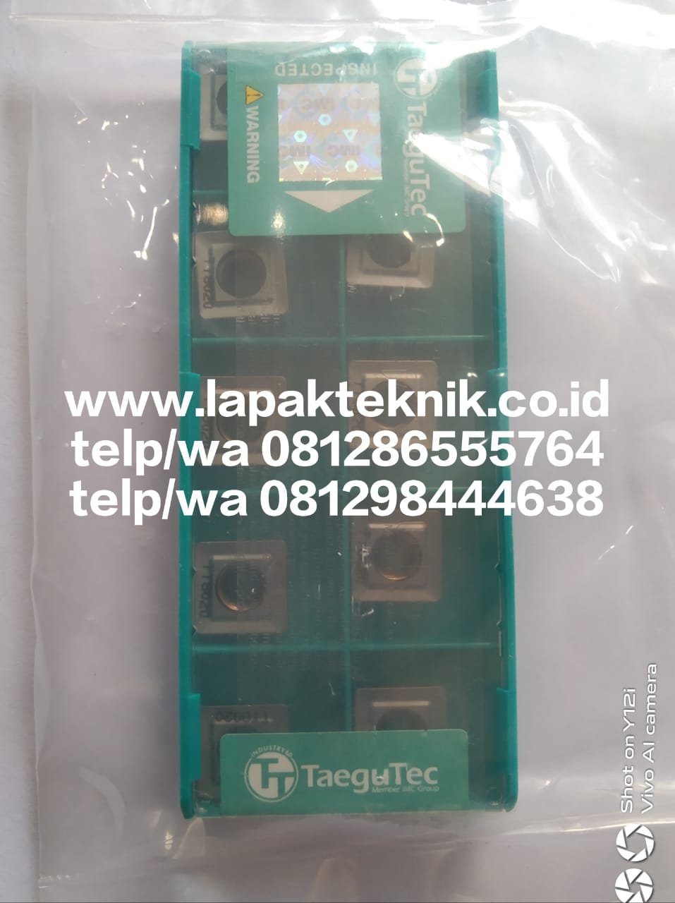 Jual Insert TaeguTec SPMT 110408 EM TT8020 | Lapak Teknik